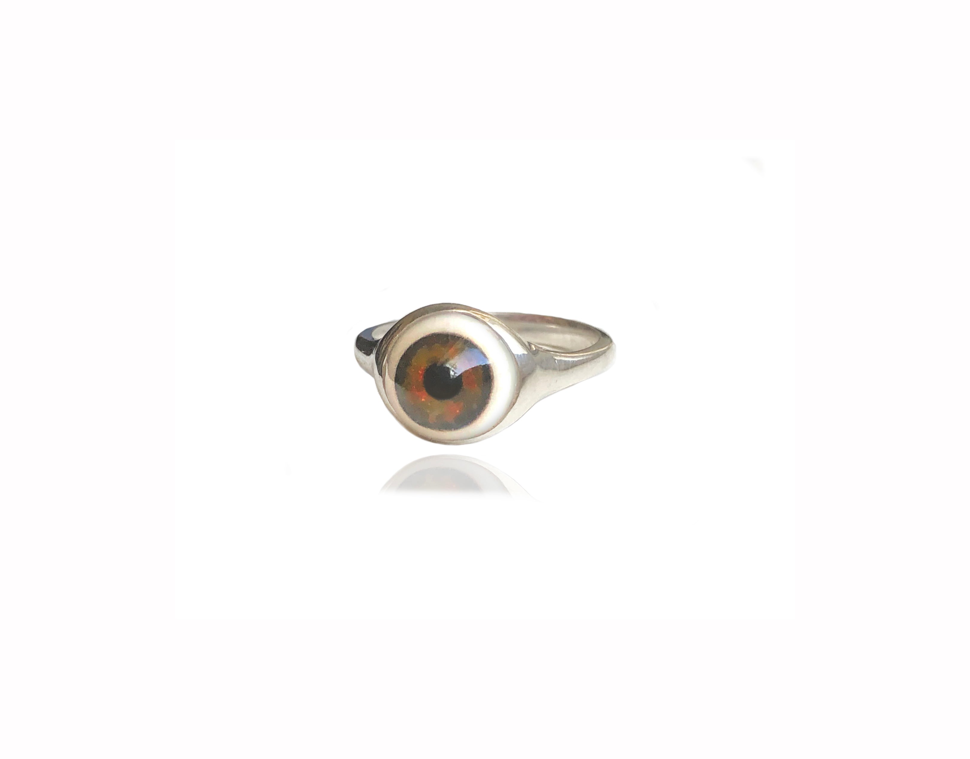 Small Sterling Silver Eye Ring – Rhys Kelly